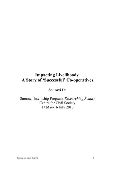 Some Important Cooperative Practices | PDF | Business Accounting & Finance | Business