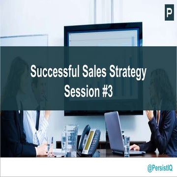Successful sales strategies 3 | PPTX