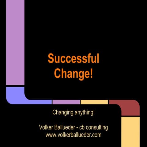 Successful change | PDF