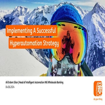 Developing Successful Hyperautomation Strategy | PDF