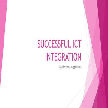 ICT Integration Slides | PPTX