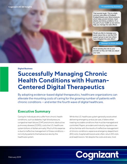 How Managing Chronic Conditions Is Streamlined with Digital Technology ...