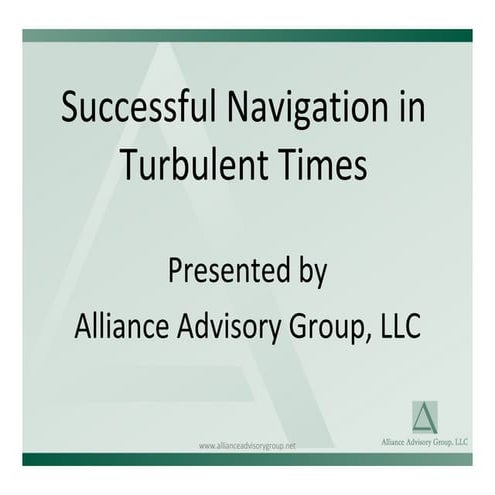 Successful Navigation In Turbulent Times | PDF