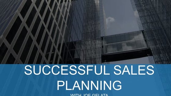 Creating a Successful Sales Plan - Slideshare Edition | PPT