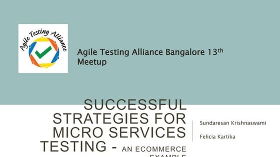 Testing Microservices Contract Testing Ppt