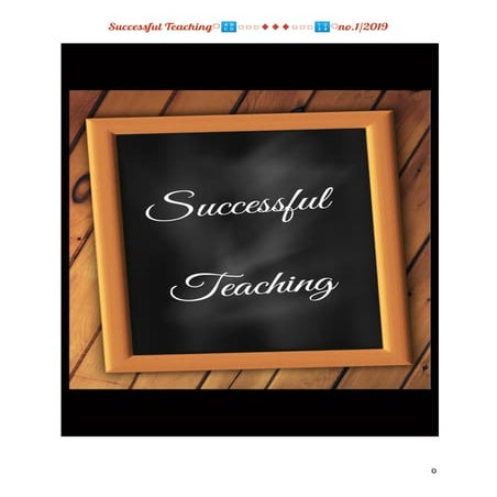 Successful teaching no.1 2019 | PDF