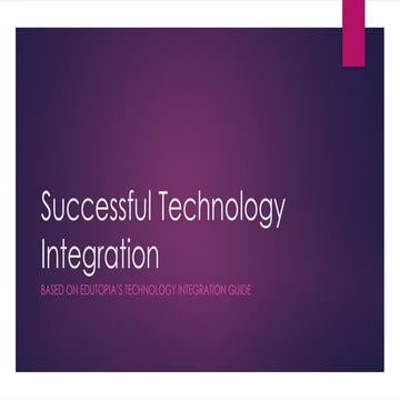 the successful technology integration.pp