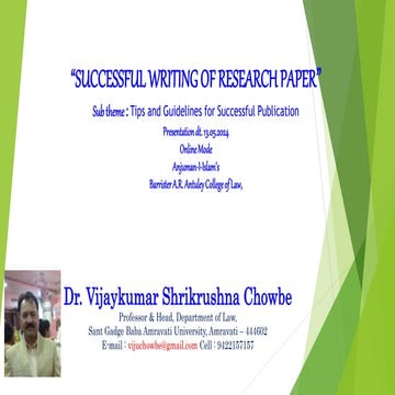 Vijuchowbe presentations