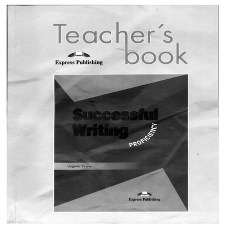 Successful writing proficiency_teachers | PDF