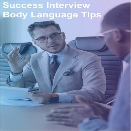 Success Interview Body Language Tips.pdf