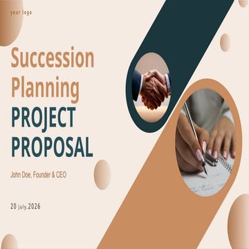 Succession Planning Project Proposal PowerPoint Presentation | PPTX
