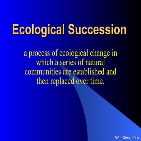 Succession and Cycles | PPT