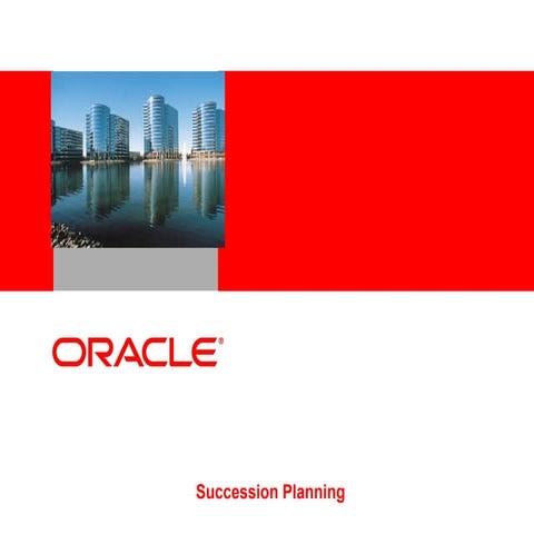 Succession Planning.pptx for oracle succession plan | PPTX
