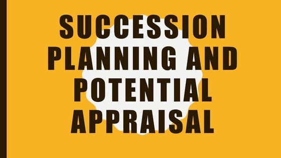 Succession planning process - Step by step Guide | PPT
