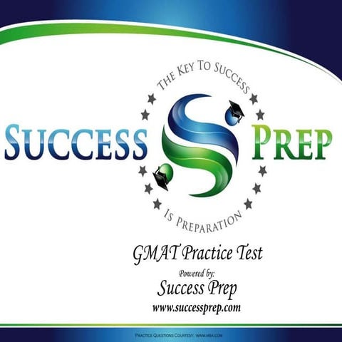 Success Prep Gmat Practice Test 2 | PDF