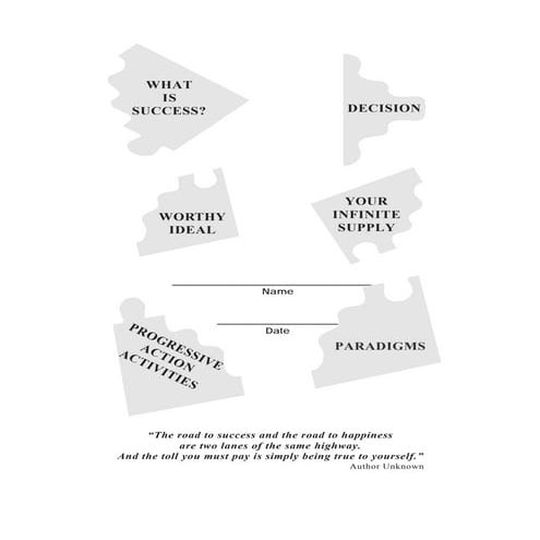 Success puzzleworkbook | PDF