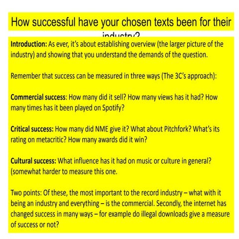 Success revish 2014 | PPTX