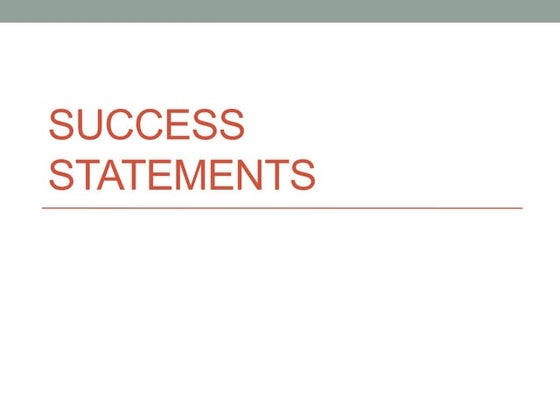 Student success | PPT
