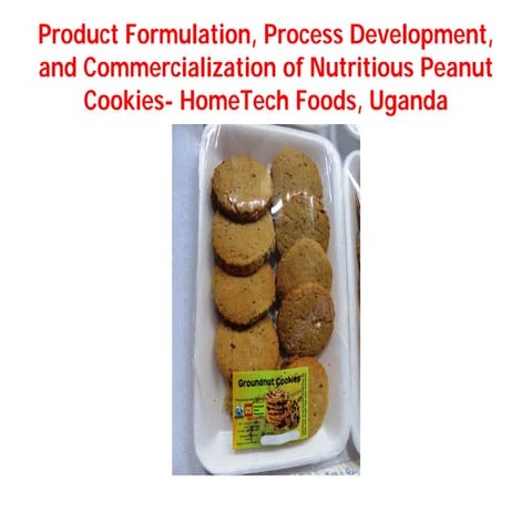 Success story nuturitious peanut cookies ppt presentation1 | PPT