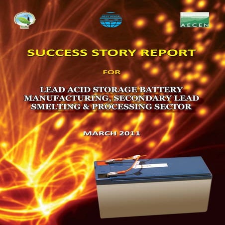 Lead acid battery manufacturing process | PDF