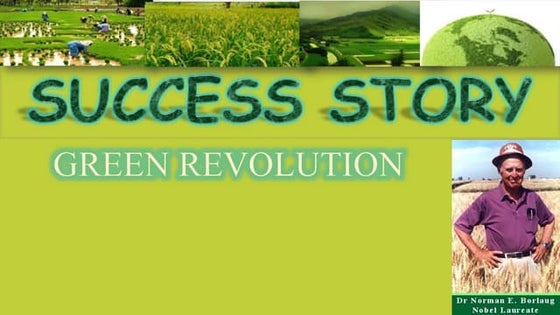 Green revolution in India | PPTX | Agriculture | Industries