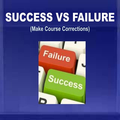 Success Vs Failure - Success Resources Richard Tan | PPTX