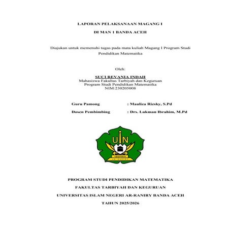 SUCI REVANIA INDAH_Laporan Magang I.docx