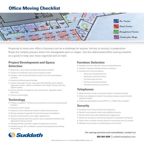Office Moving Checklist | PDF