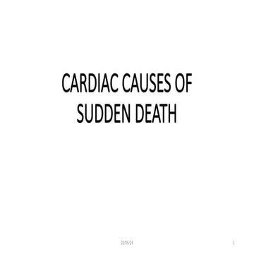 sudden unexpected death, sudden cardiac death .pptx