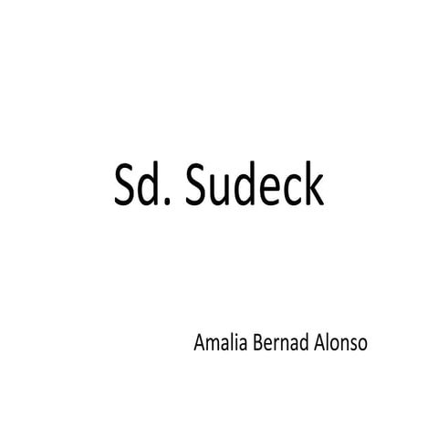 Sudeck | PPTX