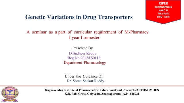 Abc transporters family | PPTX | Biotech and Biomedical Industry ...