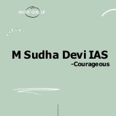 M Sudha Devi IAS - | PPTX