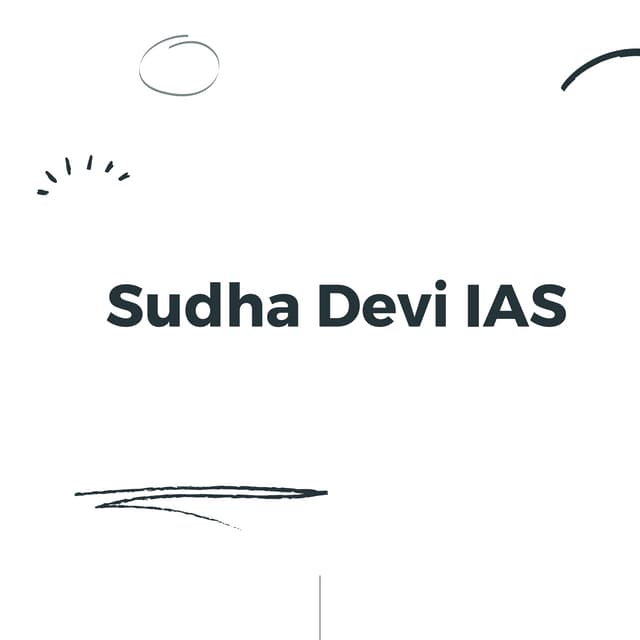 Sudha devi ias Courage | PDF