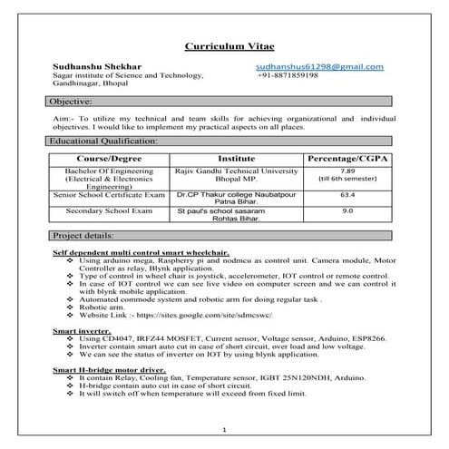 Sudhanshu shekhar | PDF