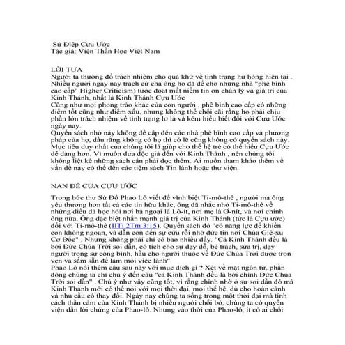 Su diep cuu uoc | PDF