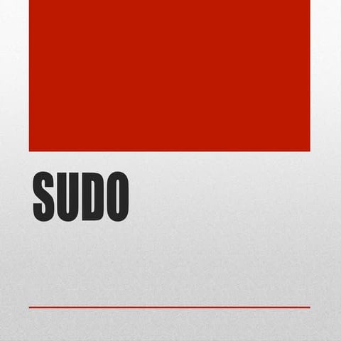 Sudo | PPT