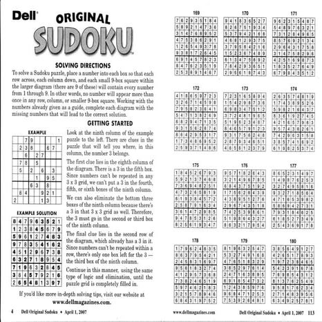 Sudoku | PDF