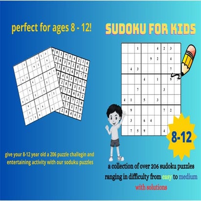 Sudoku for kids | PDF | Games and Puzzles | Hobbies & Interests