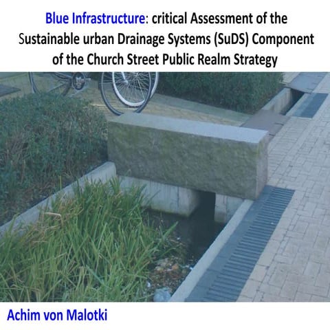 Critical assesment of the Sustainable Urban Drainage component of the ...