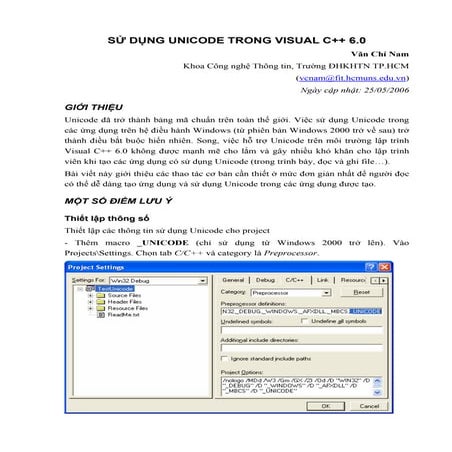 Su dung unicode | PDF