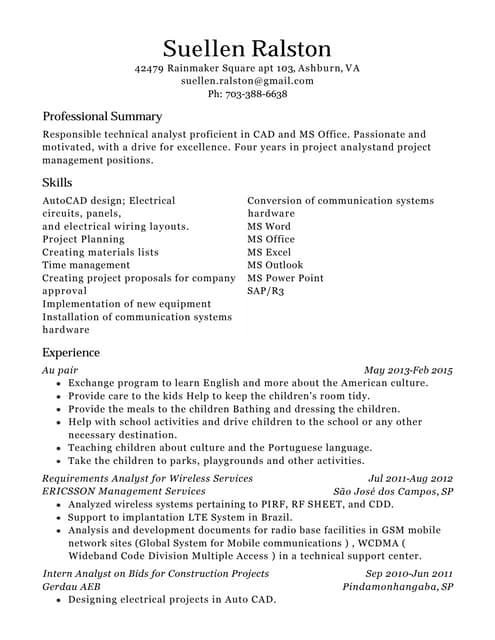 resume v1.0 | PDF | Computing | Technology & Computing