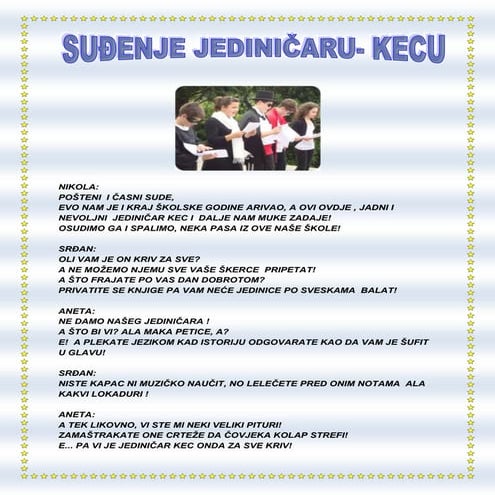 Suđenje Jediničaru Kecu | PDF