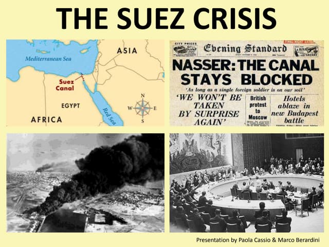The Suez Crisis Pptx