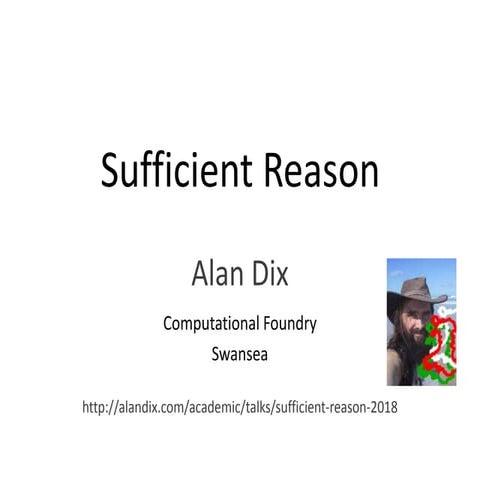 Sufficient Reason | PPT
