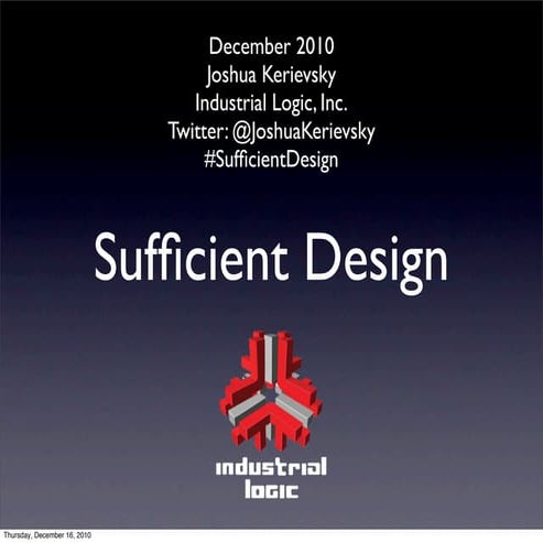 Sufficient Design | PDF