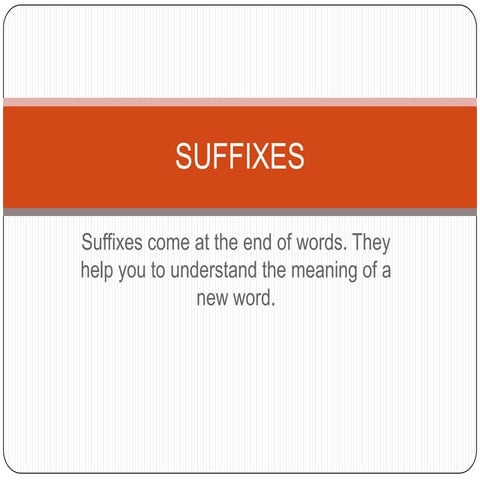 Suffixes 1 | PPTX