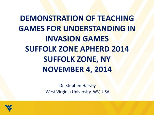 Teaching Games for Understanding: Net and Wall Games Lesson ...