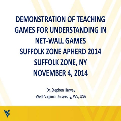 Teaching Games for Understanding: Net and Wall Games Lesson ...
