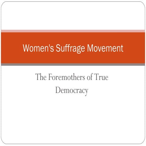 Suffrage | PPT | Civic affairs | Politics