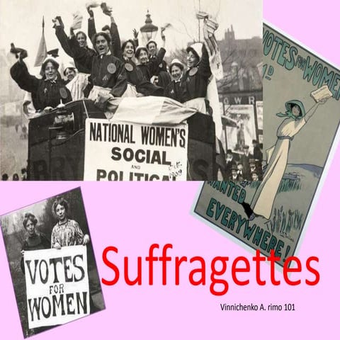 suffragette movement. Grade 8 Cambridge Historypptx | PPTX